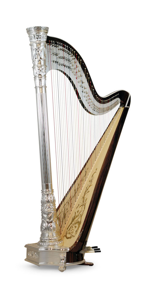 Oriane 47 Gold | Harpe grand concert | Les Harpes Camac